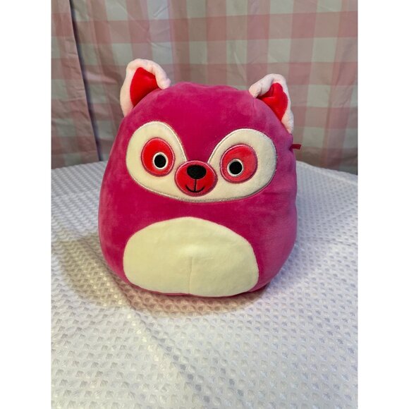 Toys | Squishmallow Kellytoy Plush 12 Lucia The Hot Pink Lemur | Poshmark